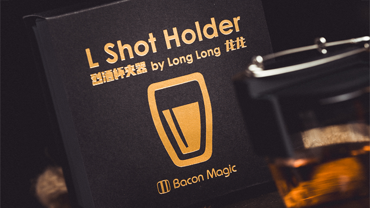 L Holder (Shot Glass) by Long Long & Bacon Magic – Alakazam Magic