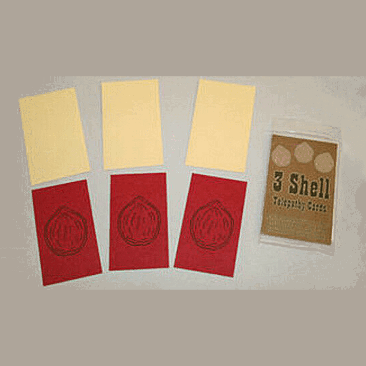 3 SHELL TELEPATHY CARDS by Chazpro Magic - Trick – Alakazam Magic