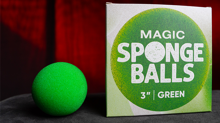 Magic Sponge Balls 4PK GREEN 3" by Murphy's Magic – Alakazam Magic