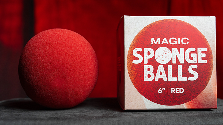 Magic Sponge Balls 1PK RED 6" by Murphy's Magic – Alakazam Magic