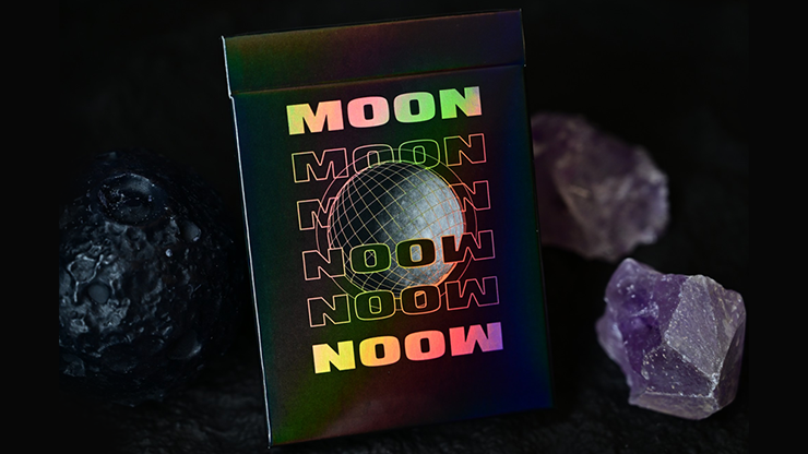 Moon (Black Holo) Playing Cards – Alakazam Magic