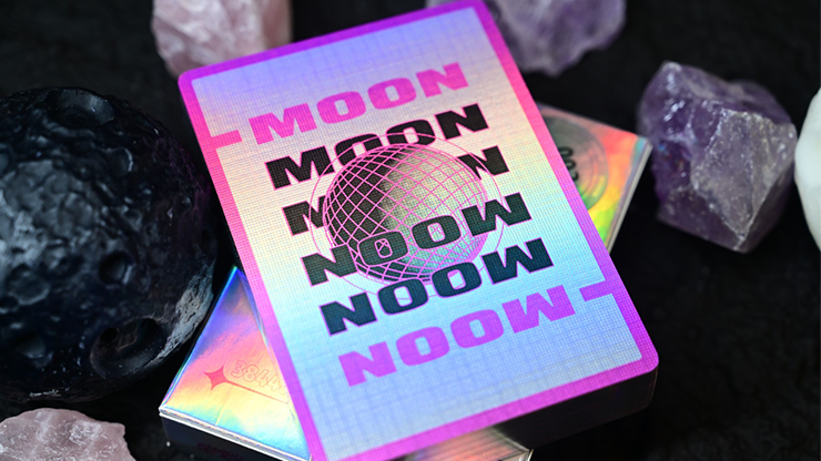 Moon (White Holo) Playing Cards – Alakazam Magic