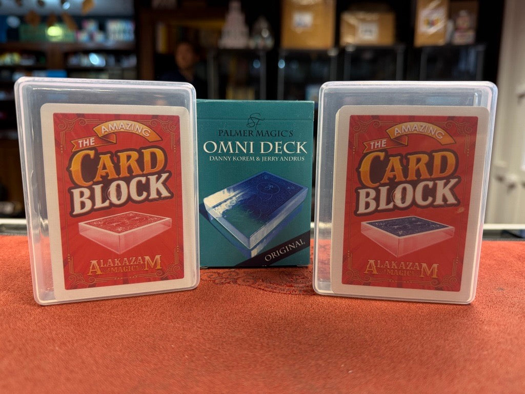 The Card Block (Custom Printed Omni Deck) – Alakazam Magic