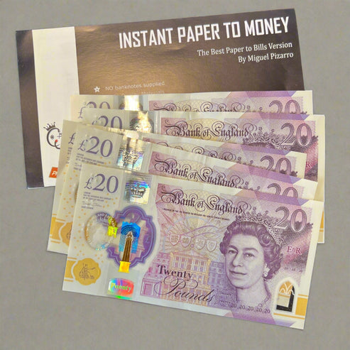Instant Paper to Money UK £20 by Miguel Pizarro – Alakazam Magic