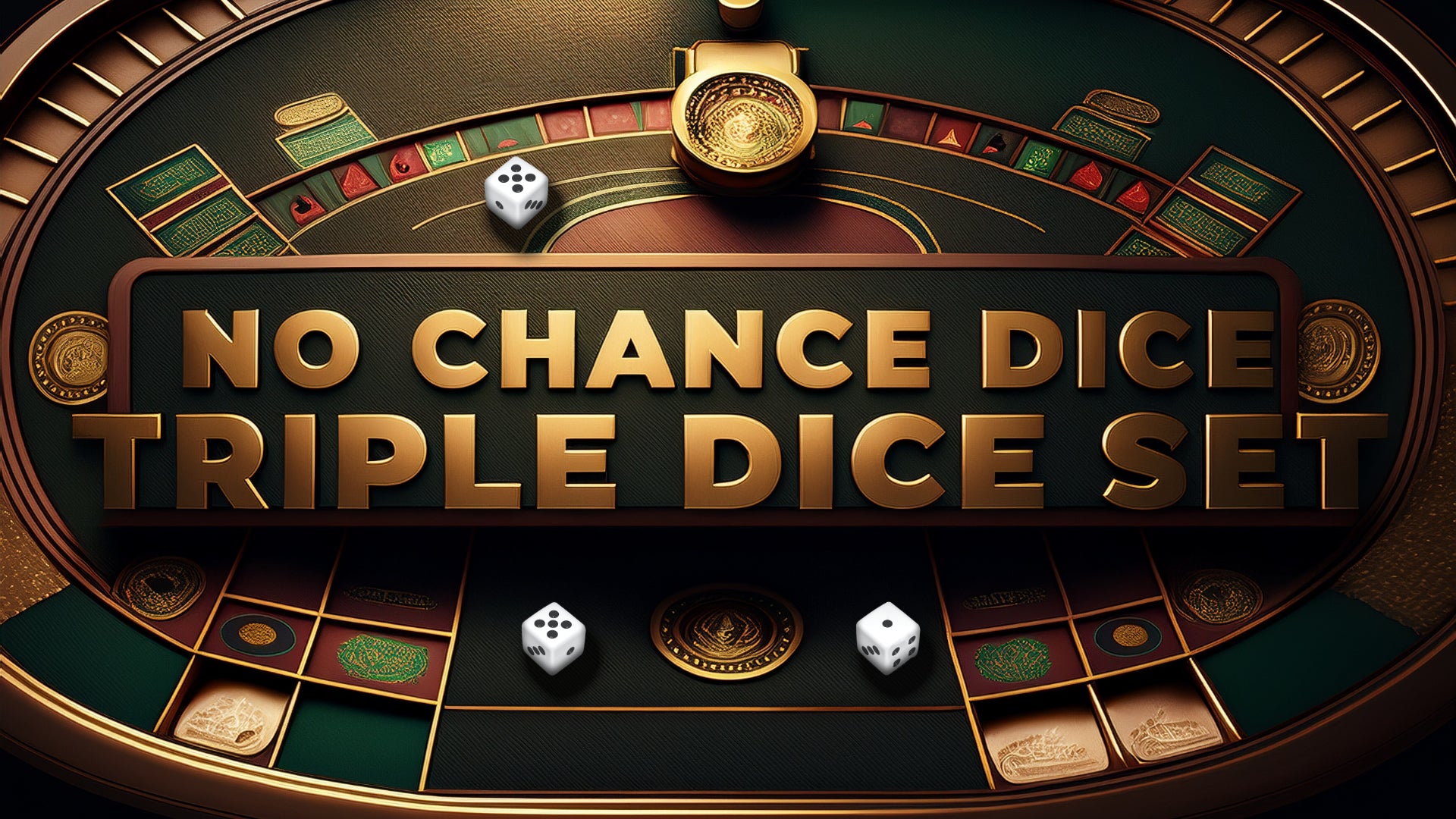 No Chance Triple Dice Set – Alakazam Magic