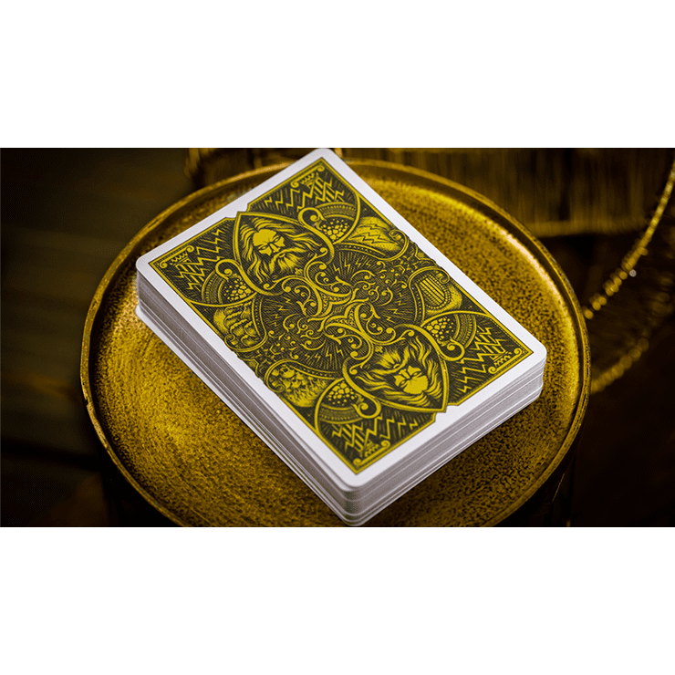 Zeus Mighty Gold Playing Cards by Chamber of Wonder – Alakazam Magic