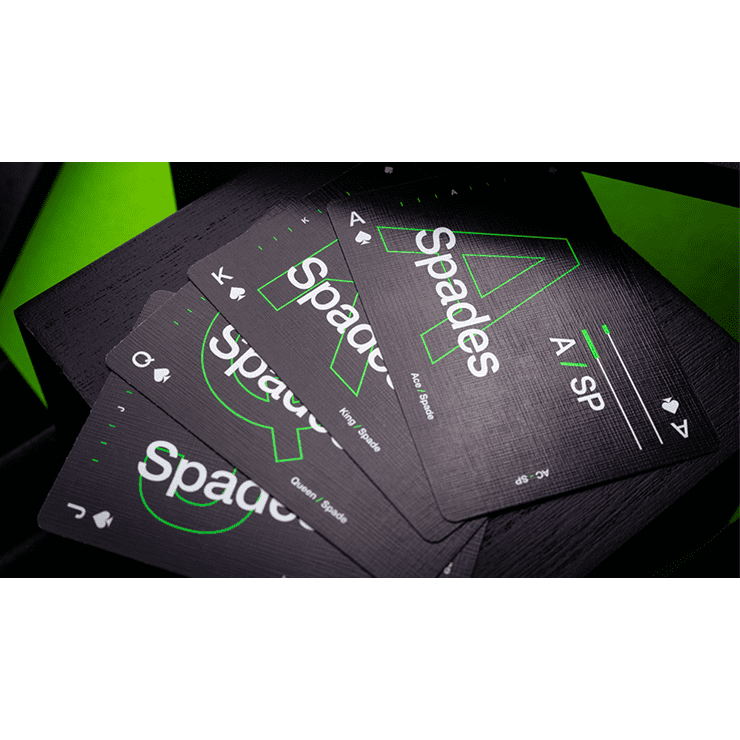 Grid Series Four- Typographic Playing Cards – Alakazam Magic