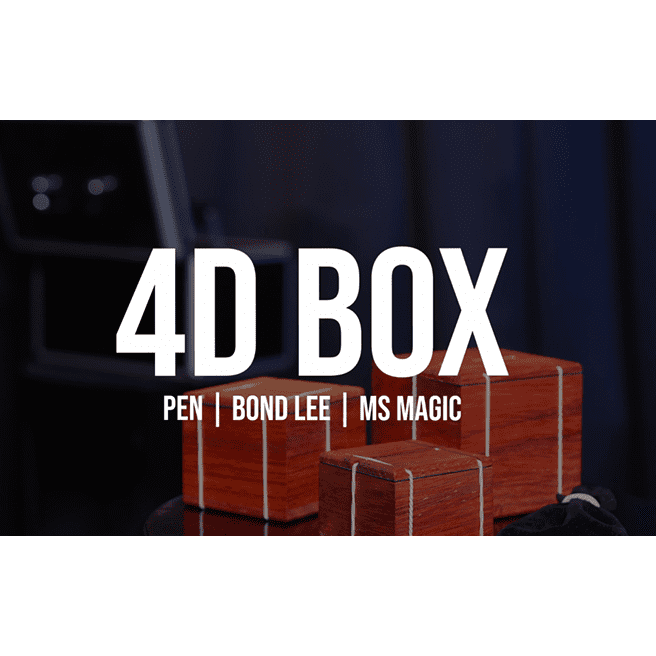 4D BOX (NEST OF BOXES) by Pen, Bond Lee & MS Magic - Trick – Alakazam Magic