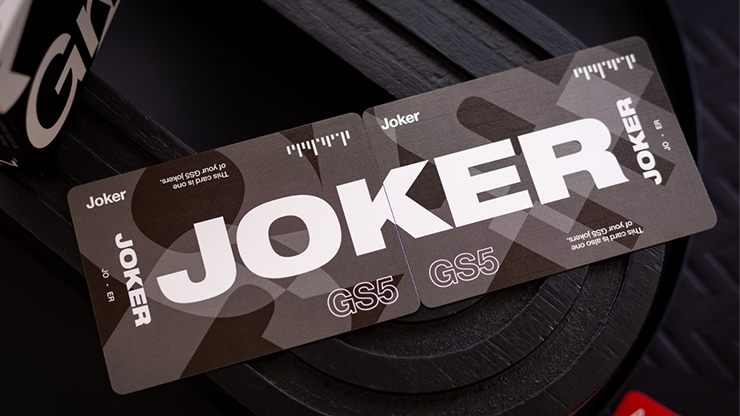 Grid Series Five- Typographic Playing Cards – Alakazam Magic