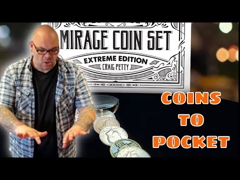 The Mirage Coin Set Extreme by Craig Petty – Alakazam Magic